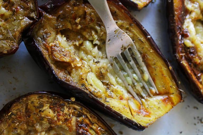 GREEK STUFFED EGGPLANT - PAPOUTSAKIA - 30 days of Greek food