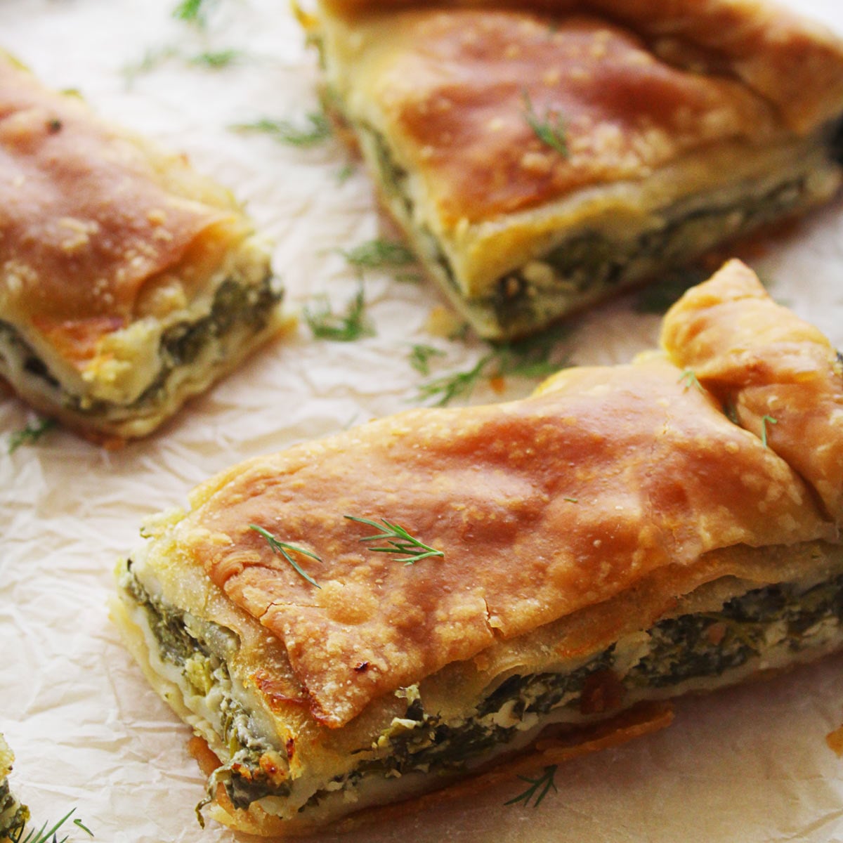 GREEK SPINACH PIE-SPANAKOPITA RECIPE - 30 days of Greek food
