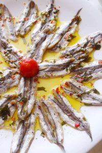 MARINATED FRESH CURED ANCHOVIES - 30 days of Greek food