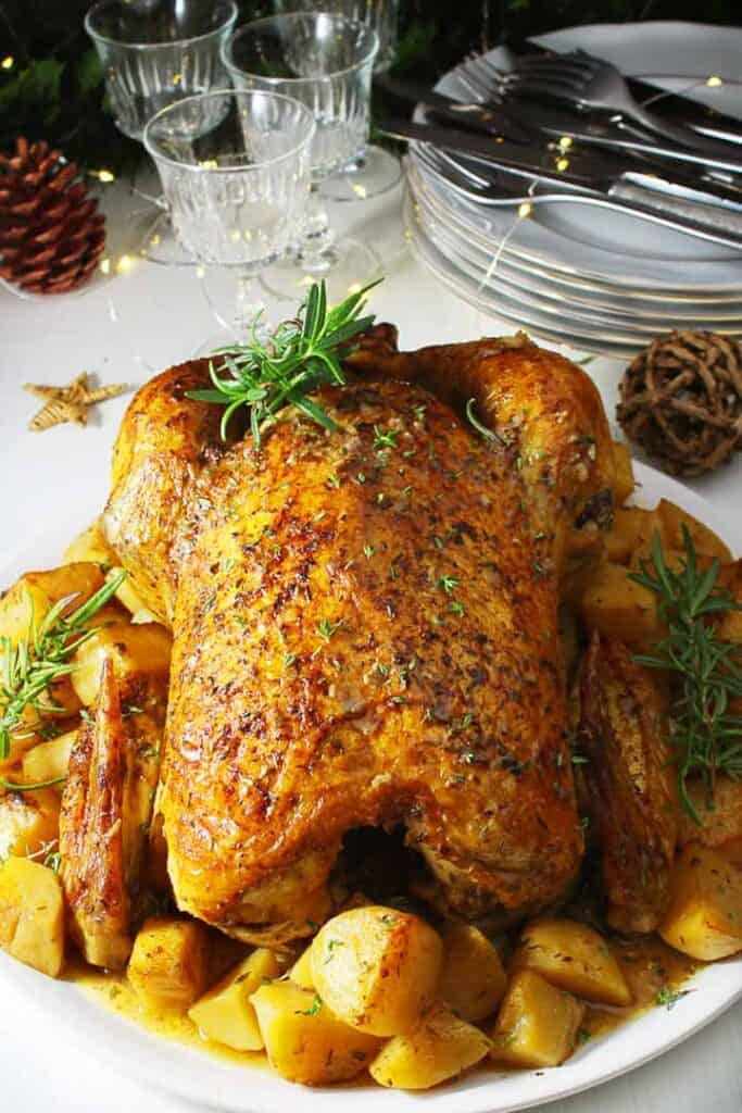 CHRISTMAS STUFFED WHOLE POULTRY - 30 days of Greek food