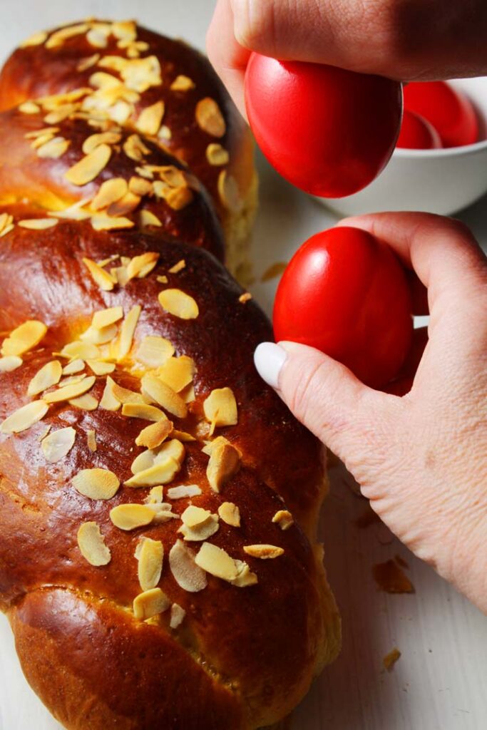 GREEK SWEET BREAD - TSOUREKI RECIPE - 30 days of Greek food