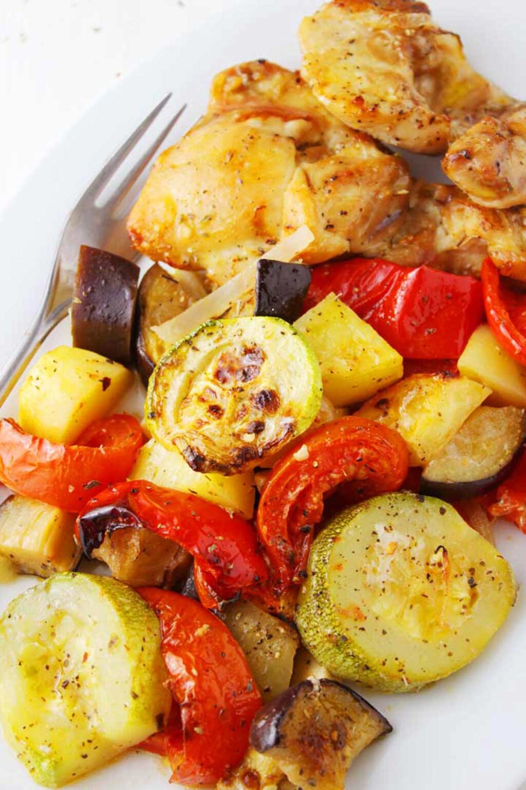 MEDITERRANEAN CHICKEN WITH MIXED VEGETABLES - 30 days of Greek food