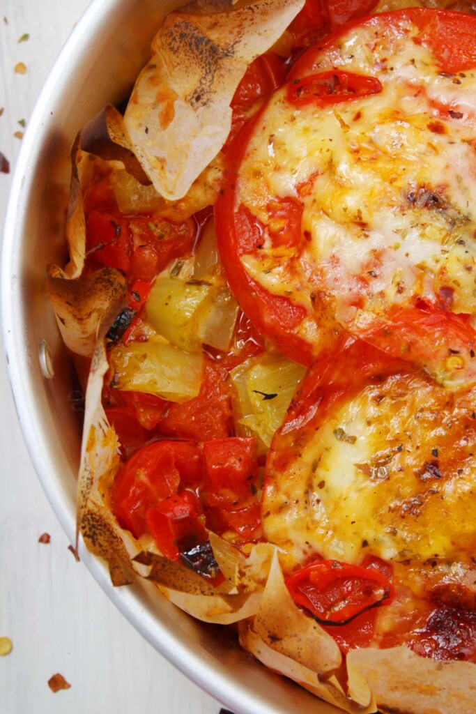 GREEK BAKED FETA APPETIZER – BOUGIOURDI - 30 days of Greek food