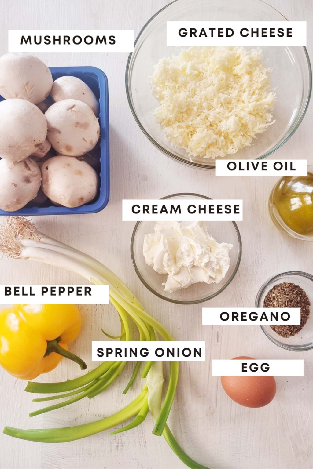 SOFT CHEESE STUFFED MUSHROOMS - 30 days of Greek food