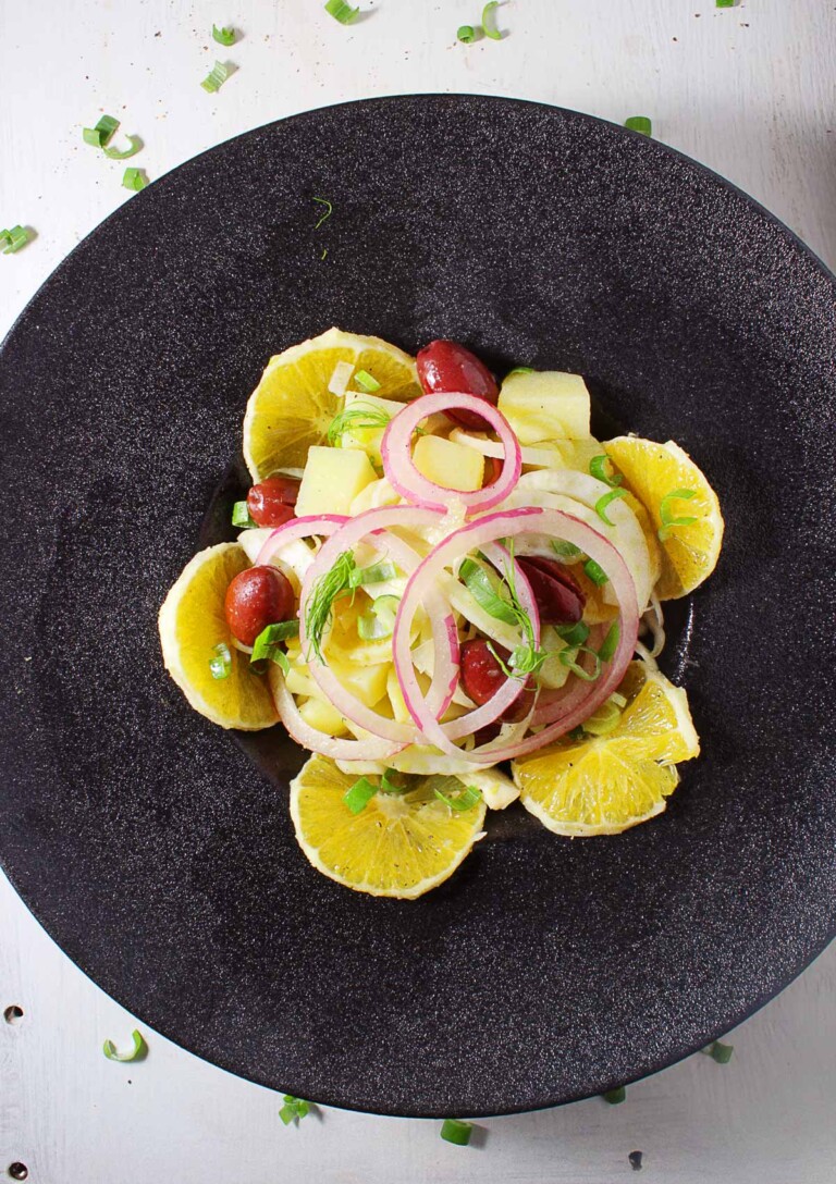 GREEK ORANGE AND FENNEL SALAD - 30 days of Greek food