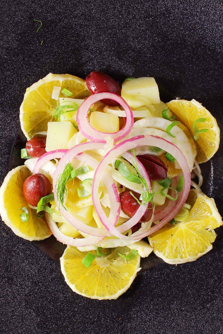 GREEK ORANGE AND FENNEL SALAD - 30 days of Greek food