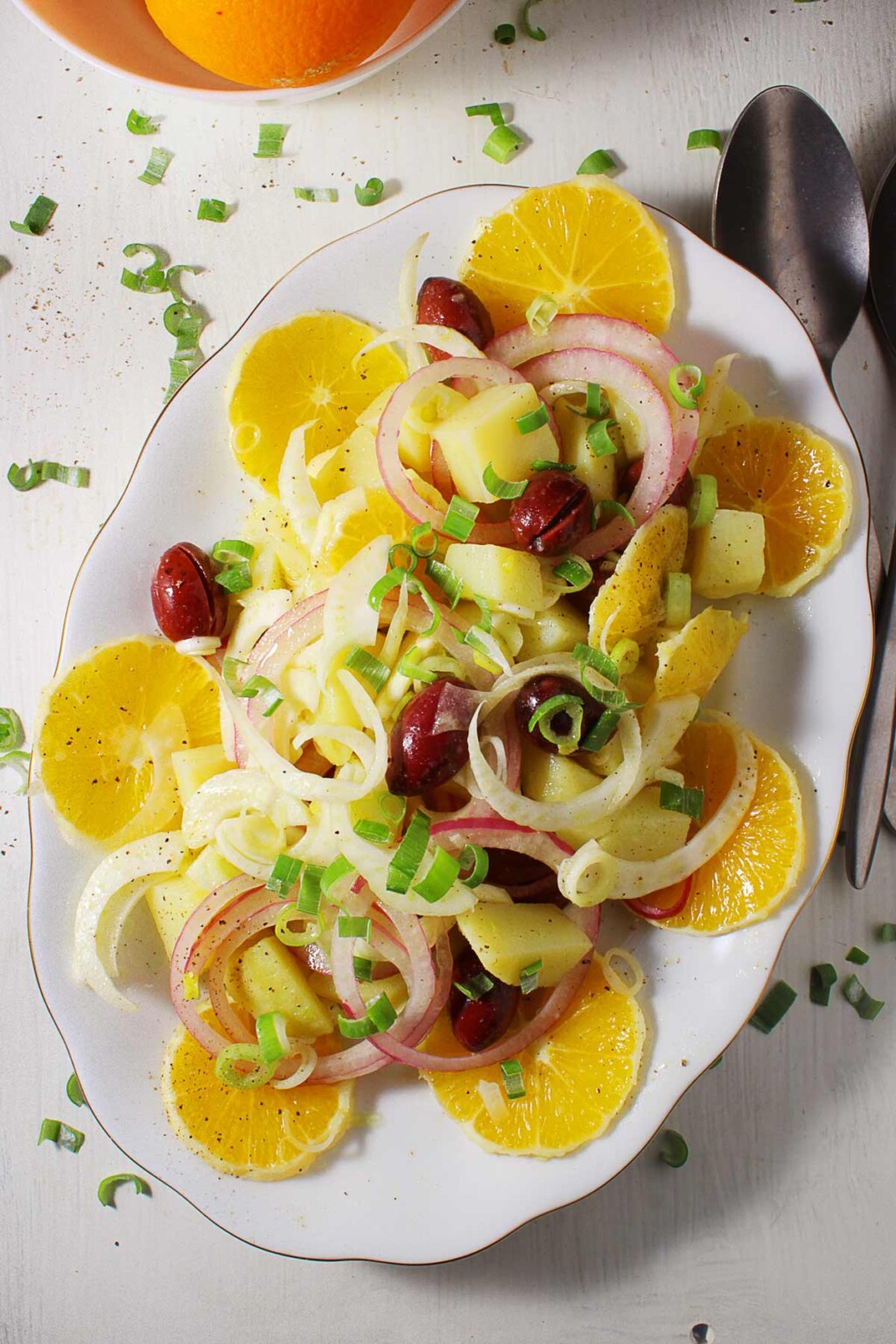 GREEK ORANGE AND FENNEL SALAD - 30 days of Greek food