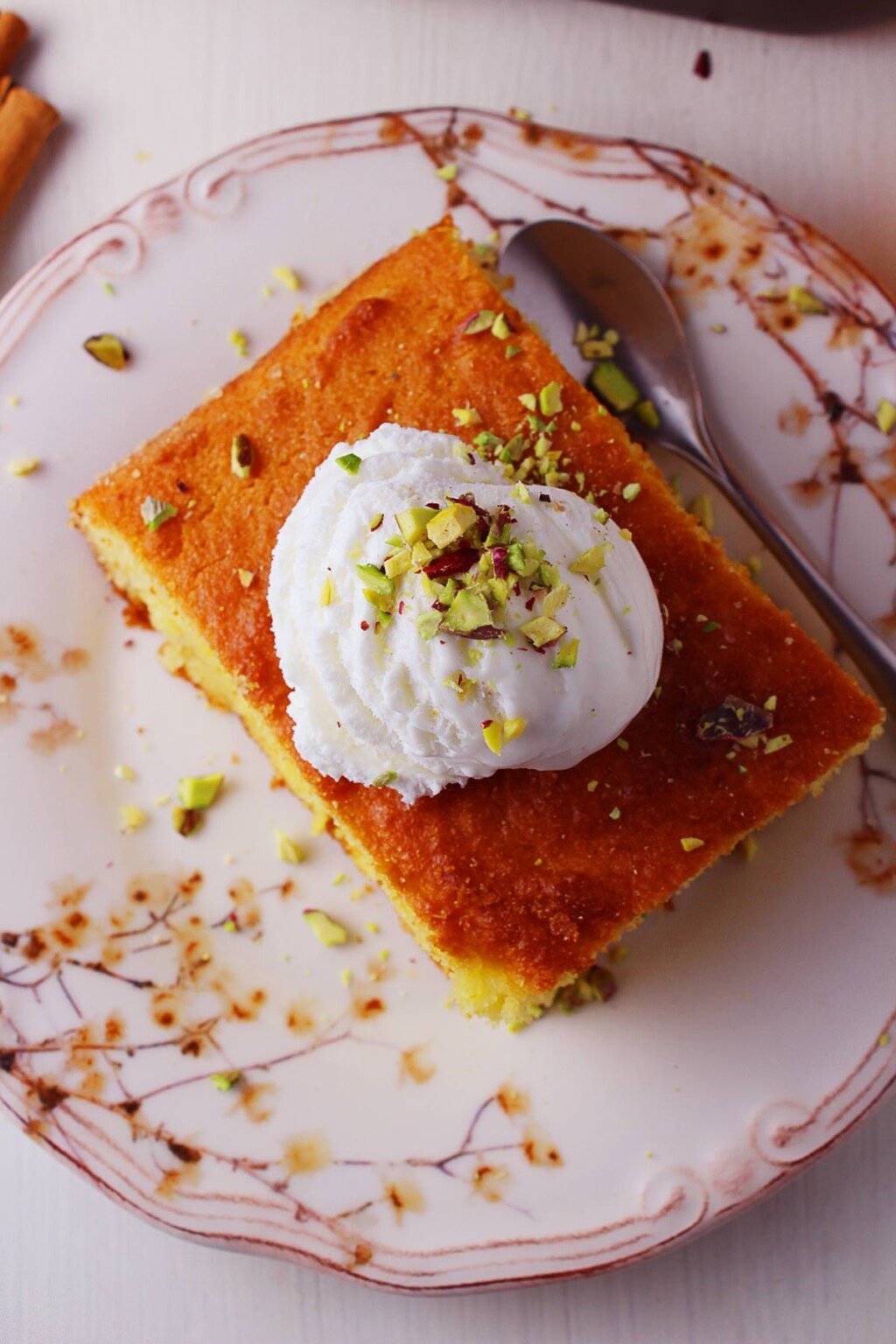 GREEK SEMOLINA CAKE - REVANI - 30 days of Greek food